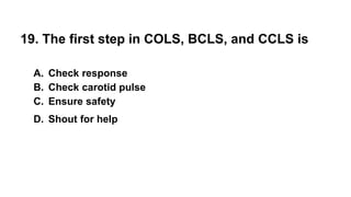 BCLS EXAM (VERSION A).pptx