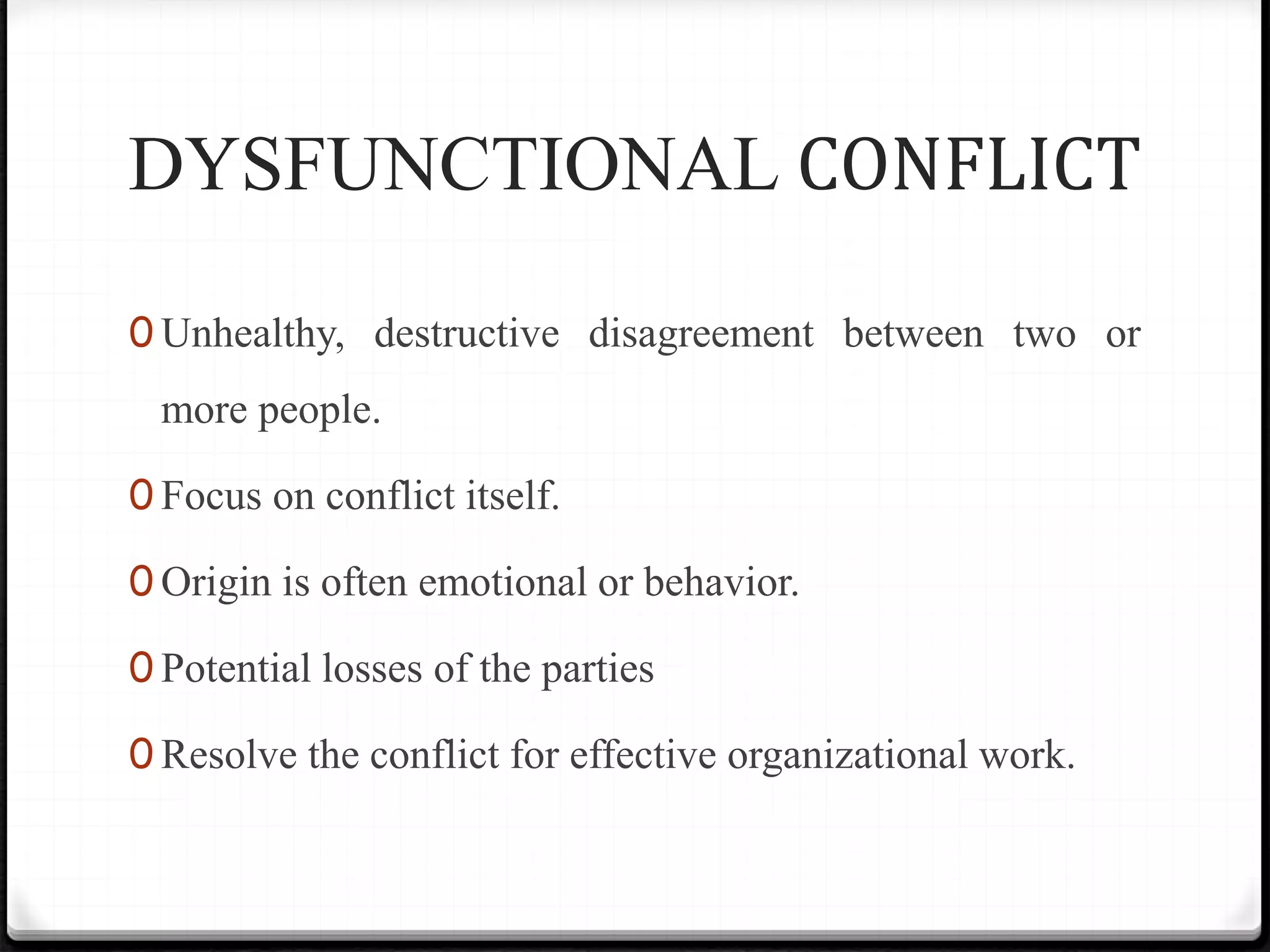 IR conflict management | PPTX