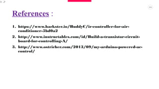 IR Controller For Air Conditioning Unit | PPT