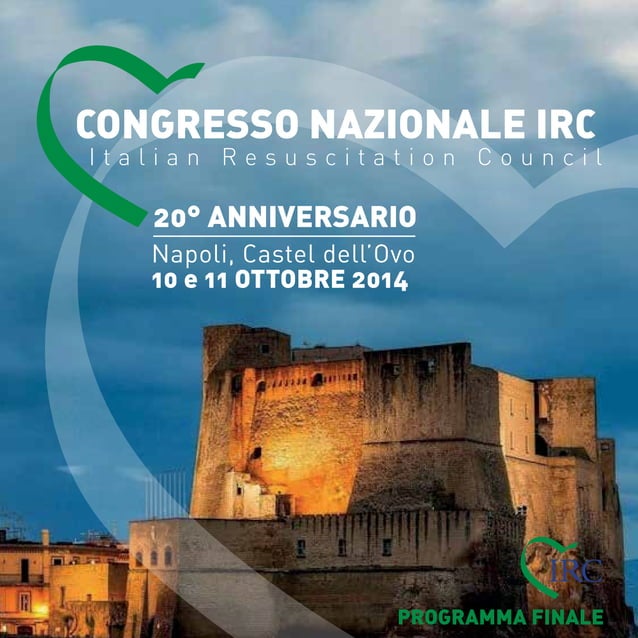 IRC - PROGRAMMA DEL CONGRESSO NAZIONALE DEL 10 e 11 OTTOBRE | PDF