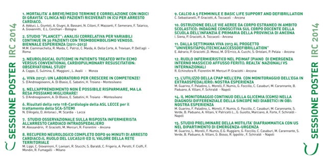 IRC - PROGRAMMA DEL CONGRESSO NAZIONALE DEL 10 e 11 OTTOBRE | PDF