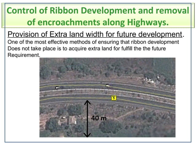 ribbon development along with highway | PPT | Geography | Science