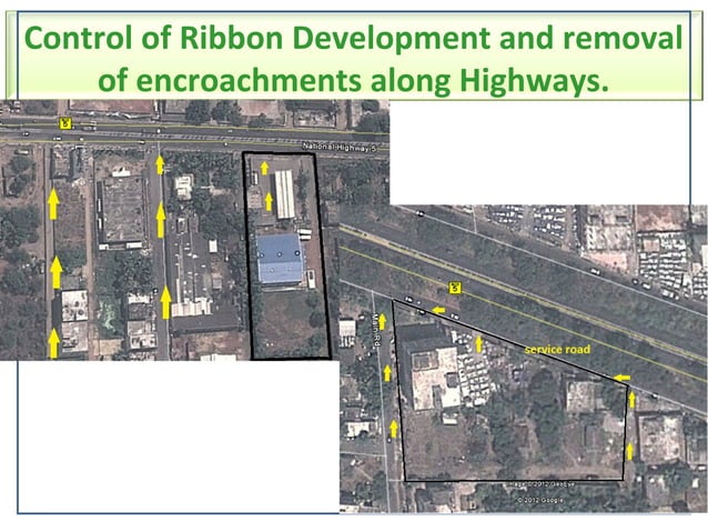 ribbon development along with highway | PPT | Geography | Science