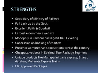 Analysis of IRCTC | PPTX