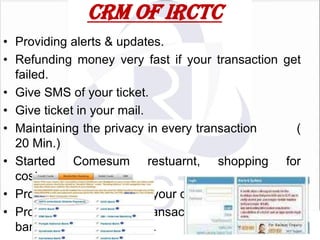 IRCTC ( E-BUSINESS) | PPT