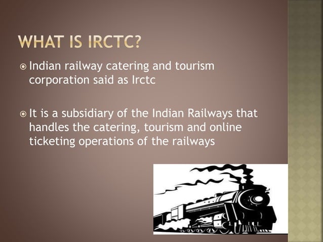 Irctc | PPT