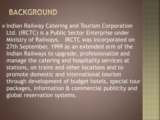 Irctc | PPTX