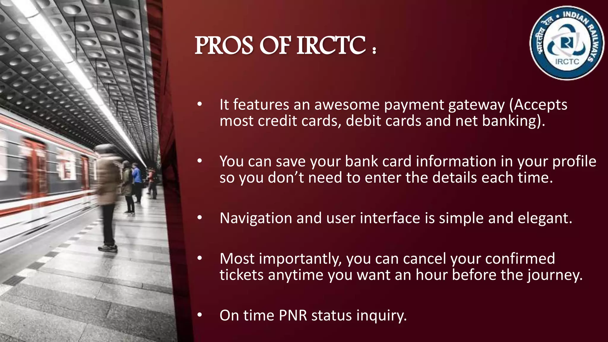 IRCTC - A Review | PPT