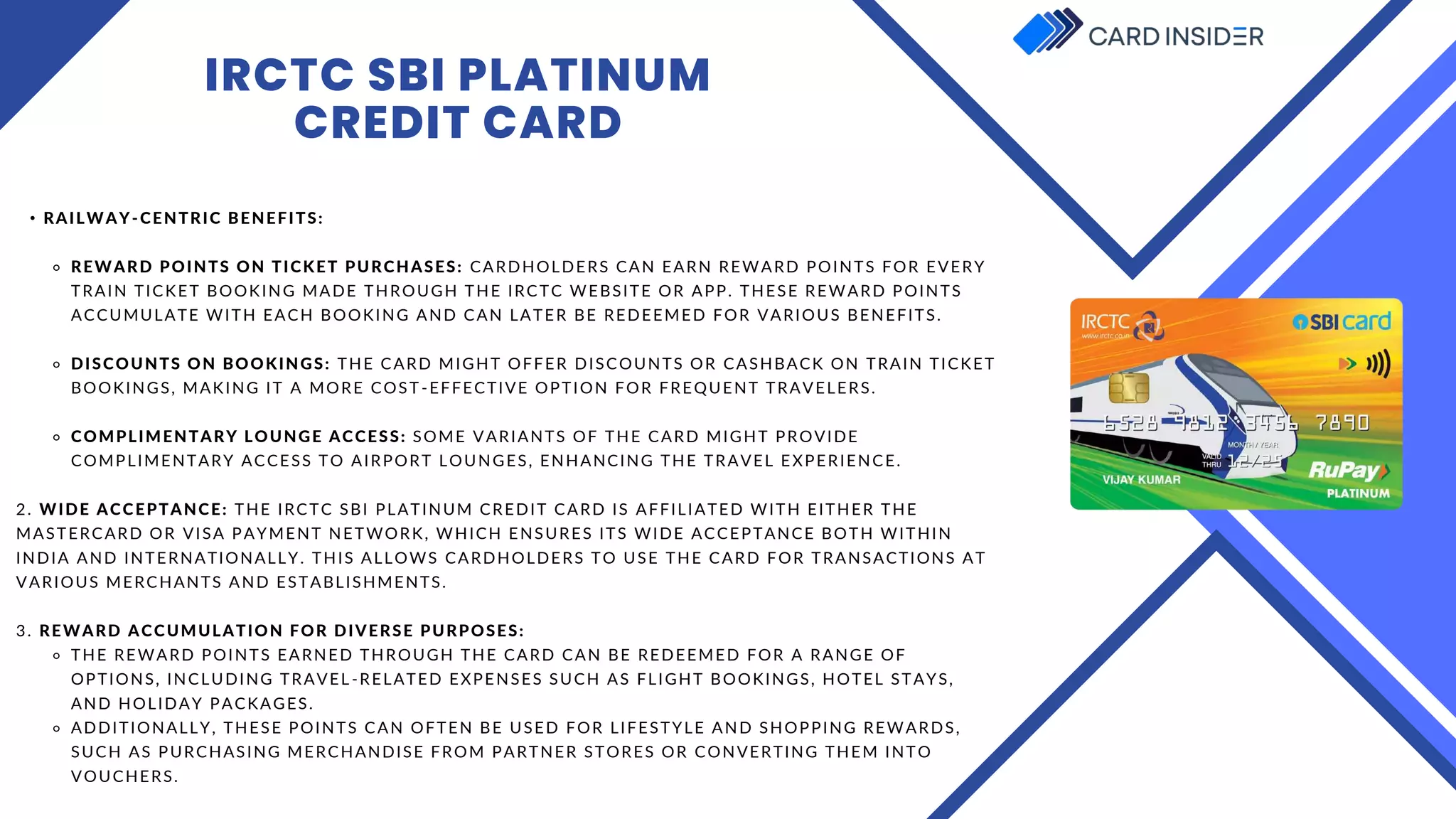 Exploring Travel Rewards: IRCTC BoB RuPay vs IRCTC SBI Platinum Credit ...