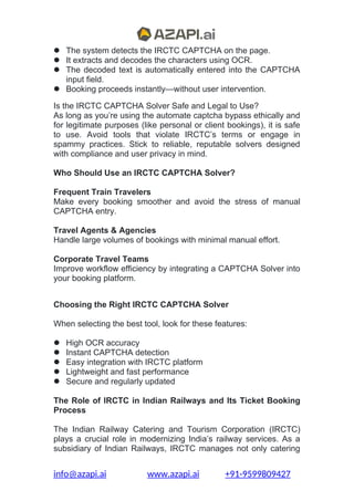 IRCTC CAPTCHA Solver The Secret Tool Every Train Ticket Booker Needs.docx