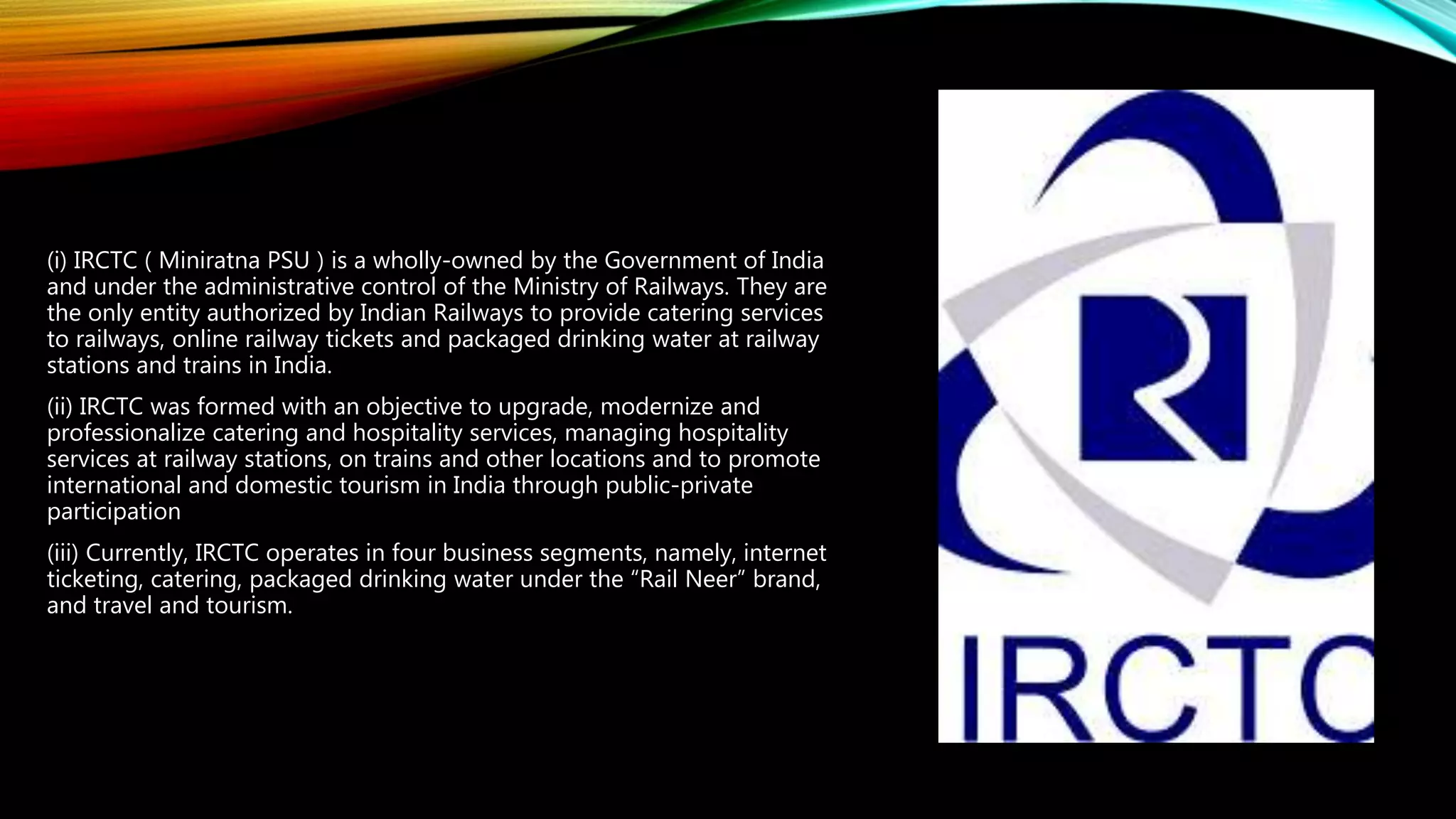 Irctc ipo review | PPT