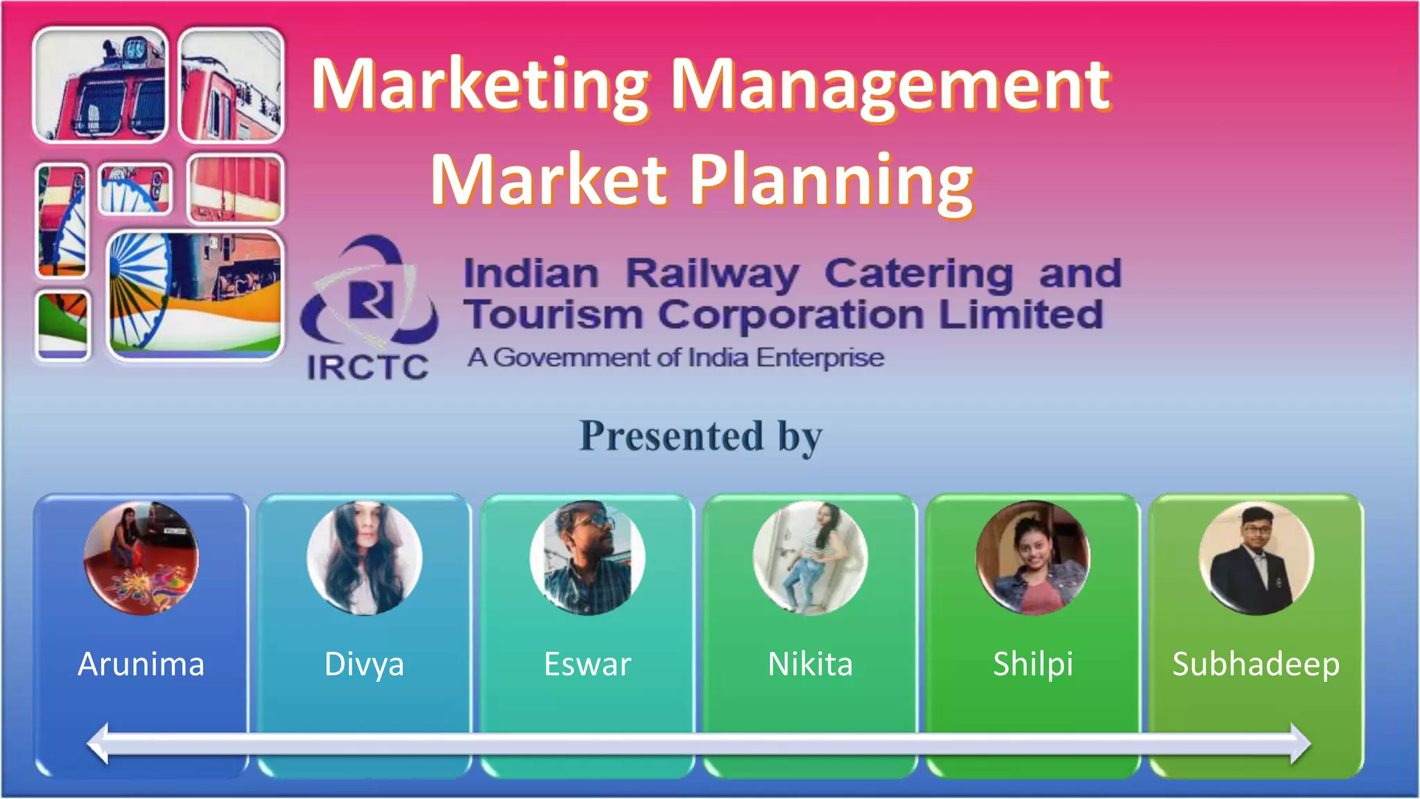 Marketing plan of IRCTC | PPT