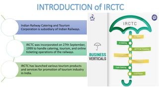Marketing plan of IRCTC | PPT