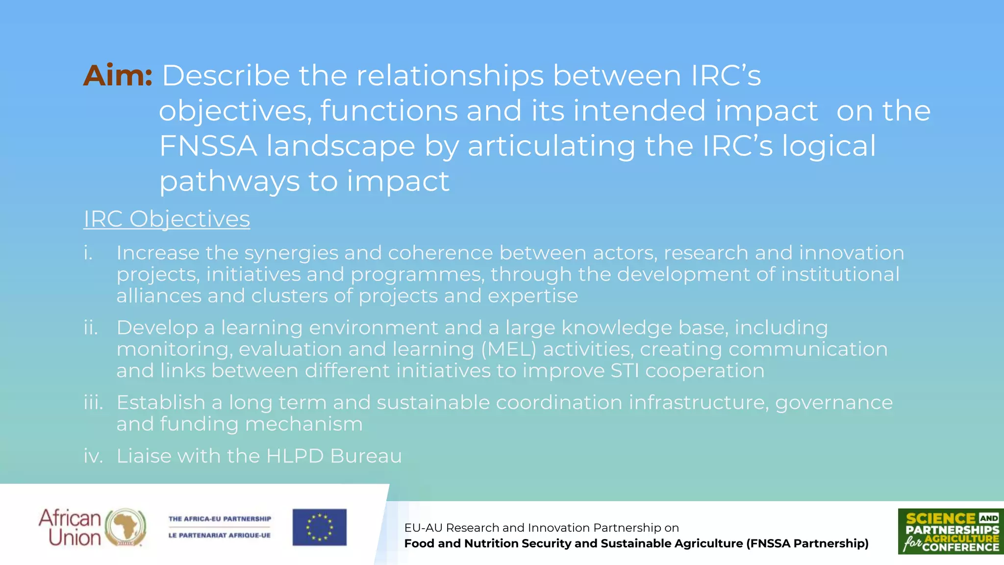 IRC Theory of change | PPT