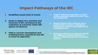 IRC Theory of change | PPT