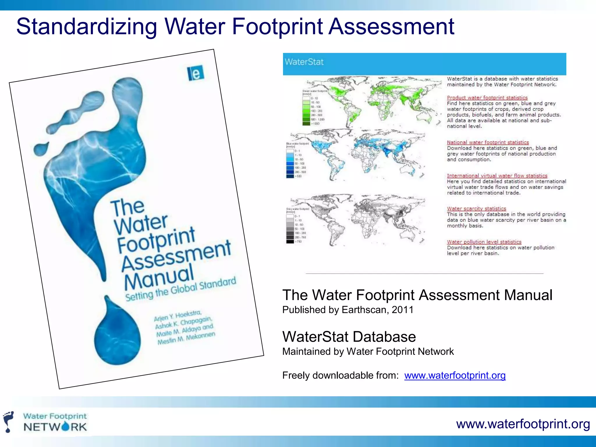 Sustainable Development through Water Footprint Assessment | PPTX