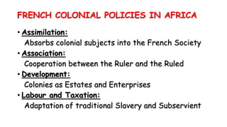 HISTORICAL BACKGROUND TO POLITCS OF FRANCOPHONE AFRICA | PPTX