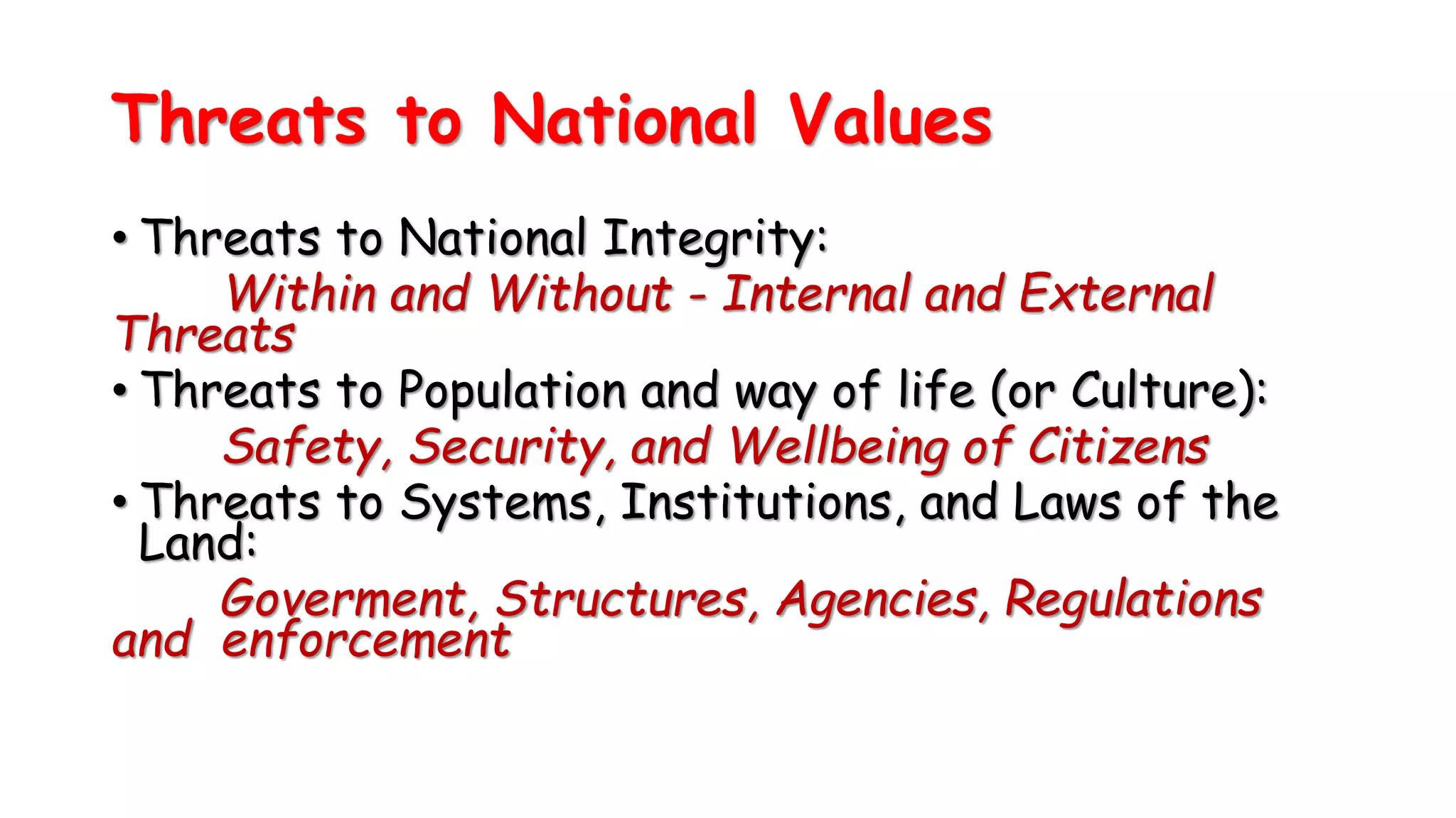 NATIONALINTEREST AND NATIONAL SECURITY IN NATIONAL SECURITY STRATEGY | PPTX