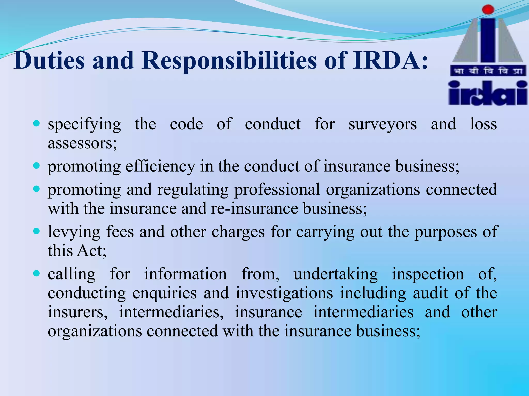IRDA | PPTX