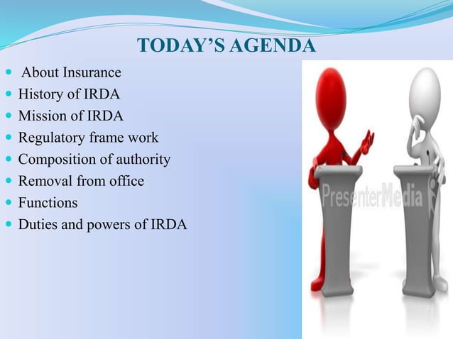 IRDA | PPTX | Insurance | Personal Finance