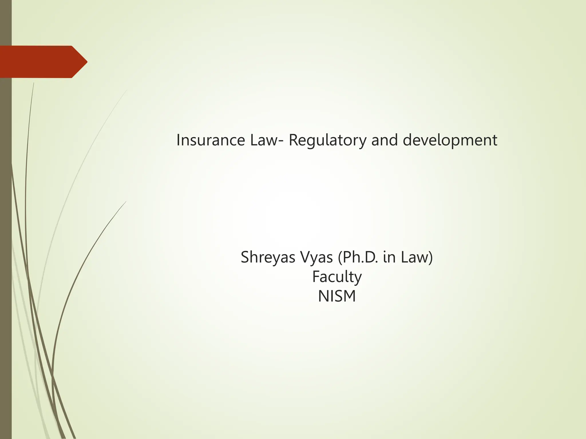 IRDA role in Insurance sector in India .pptx