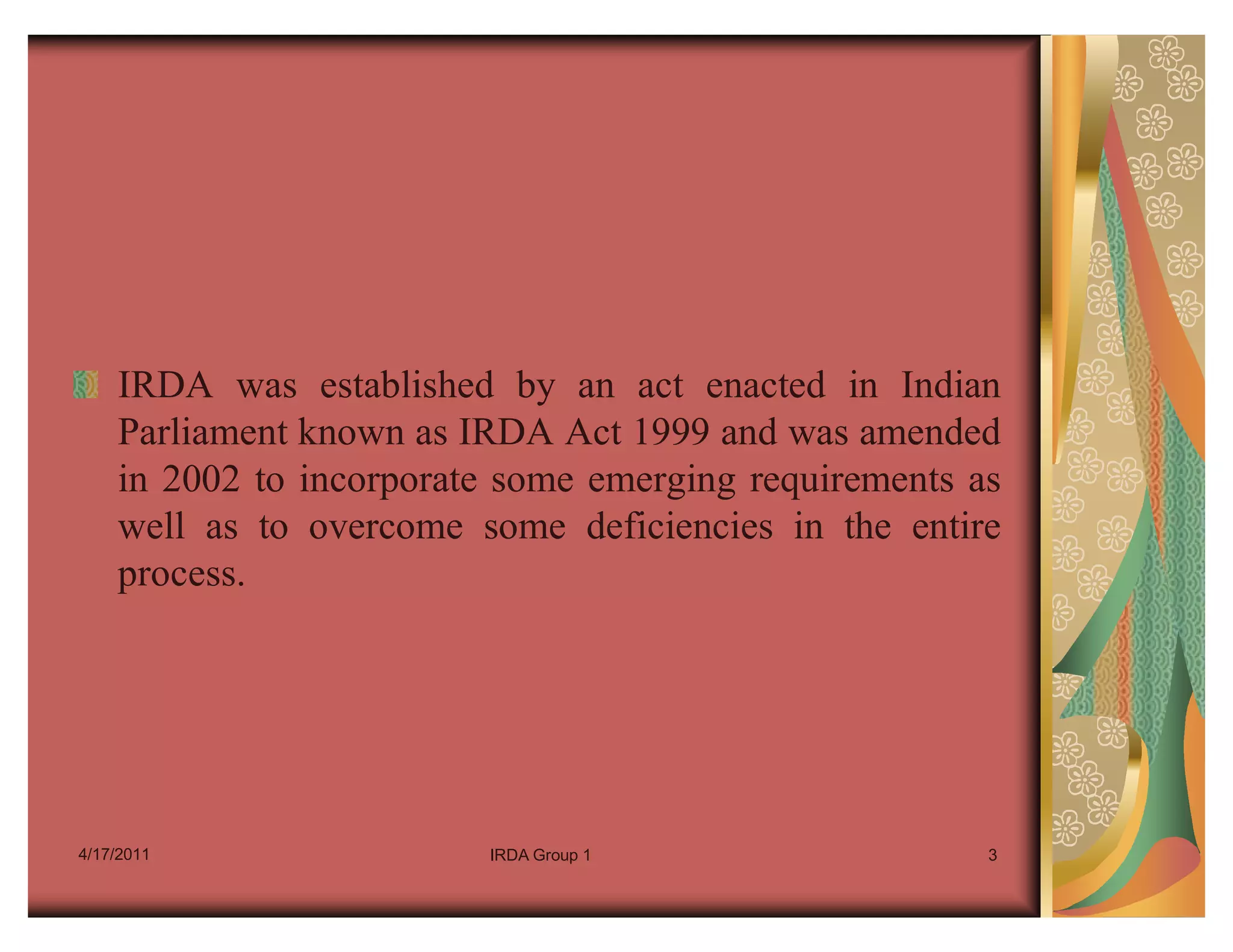 Irda ppt | PDF