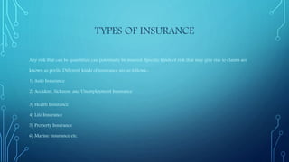 Insurance and IRDA (Insurance Regulatory and Development Authority | PPT
