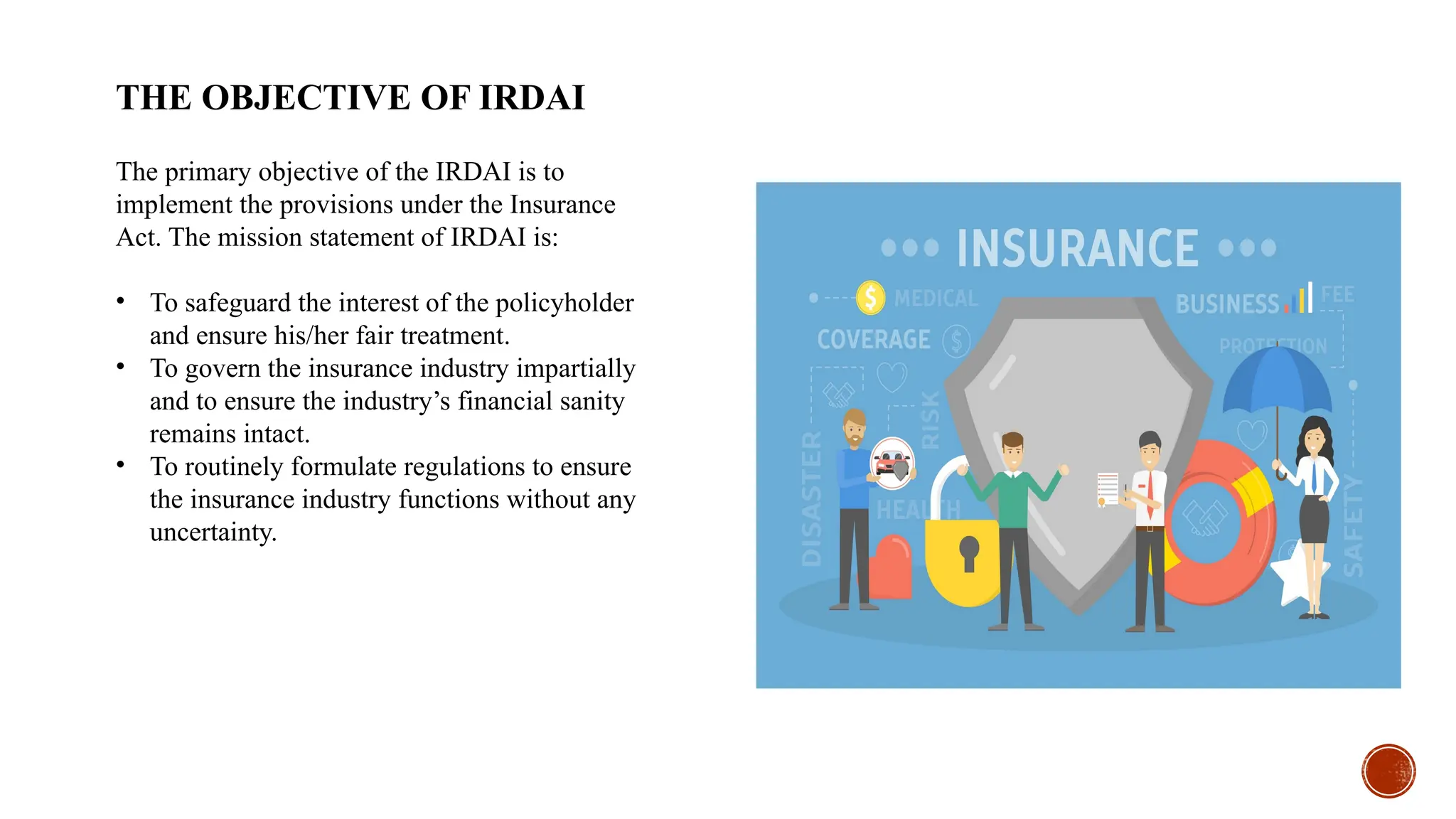 IRDAI(Insurance Regulatory and Development Authority of India (IRDAI).pptx
