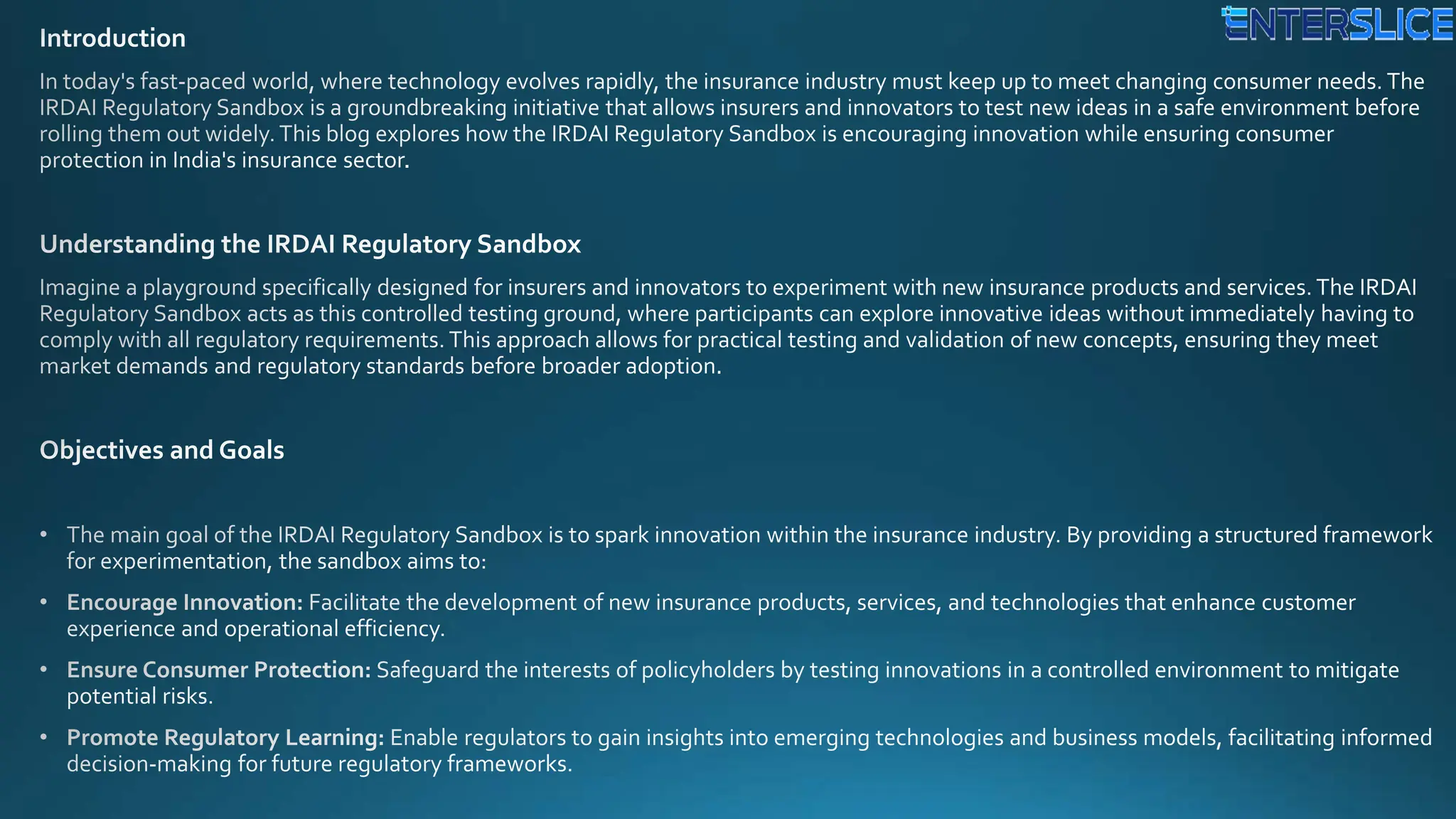 IRDAI's Regulatory Sandbox - Transforming Insurance Sector in India | PPTX