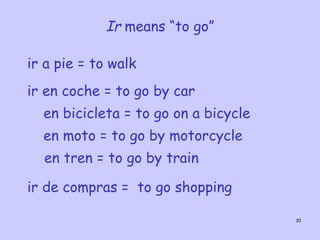Ir, dar, estar. | PPT