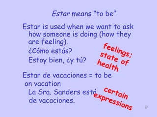 Ir, dar, estar. | PPT