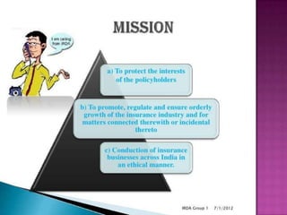 Irda rules in insurance sector and capital structure of insurance ...