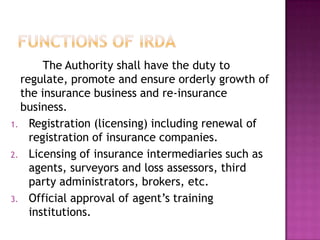 Irda rules in insurance sector and capital structure of insurance ...