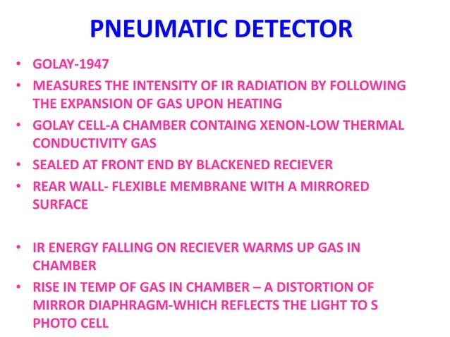 Ir detectors | PPTX | Physics | Science