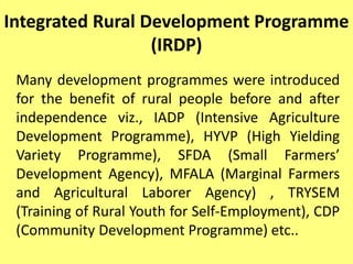 IRDP and other RD programmes-26.7.2023.ppt