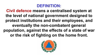 Civil Defence to Civil Protection (IRDR Taster Lecture) | PDF