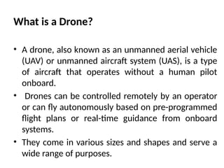 Intelligent robotics and drone technology-UNIT-III.pptx