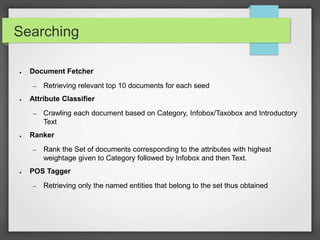 Set Expansion on Named Entities | PPT