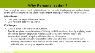 Personalized Re-Ranking of Documents | PPT