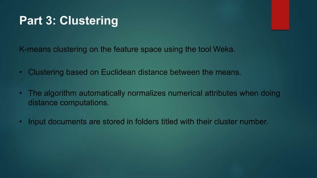 Document Classification and Clustering | PPTX