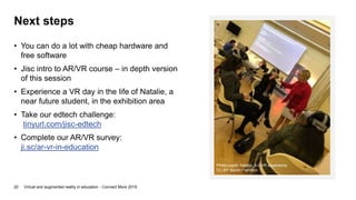 Virtual and augmented reality in education | PPTX | Augmented Reality ...