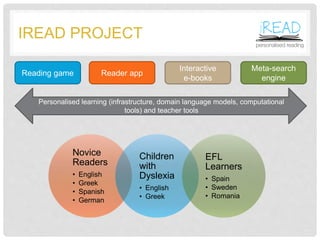 DESIGNING AN ENGAGING, MULTI-LINGUAL, PERSONALISED AND ADAPTIVE READING ...