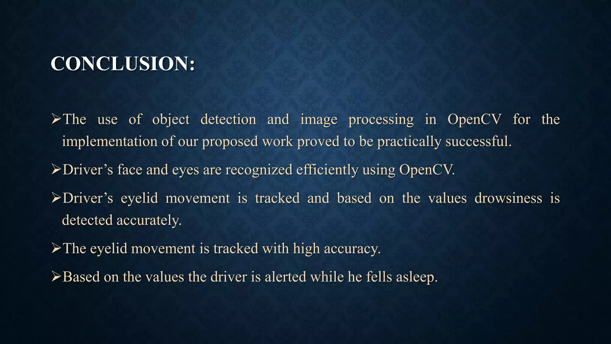 Drowsiness State Detection Of Driver Using Eyelid Movement Ire Journal
