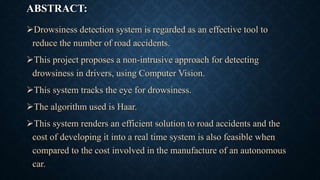 Drowsiness State Detection of Driver using Eyelid Movement- IRE Journal ...