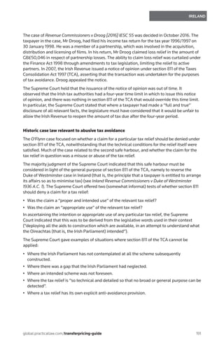 Thompson Reuters Guide to Transfer Pricing and Tax Avoidance | PDF