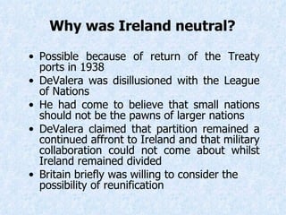 Ireland and World War Two | PPT