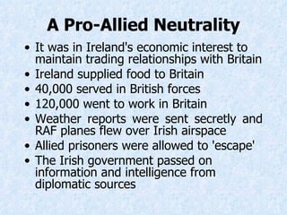 Ireland and World War Two | PPT