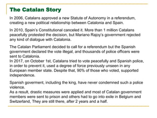 Ireland & catalonia | PPTX