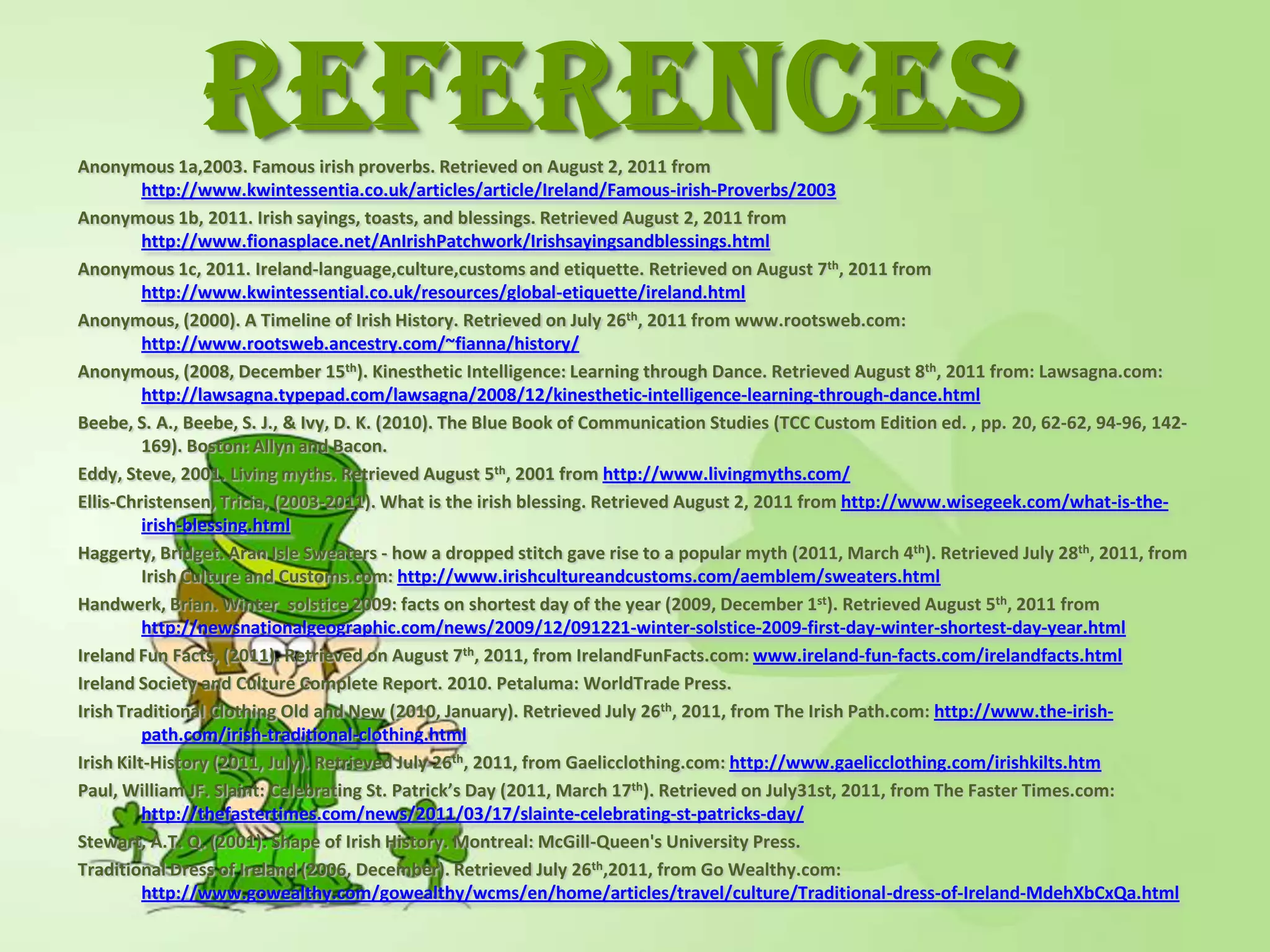 Ireland Culture Communication Presentation | PPTX