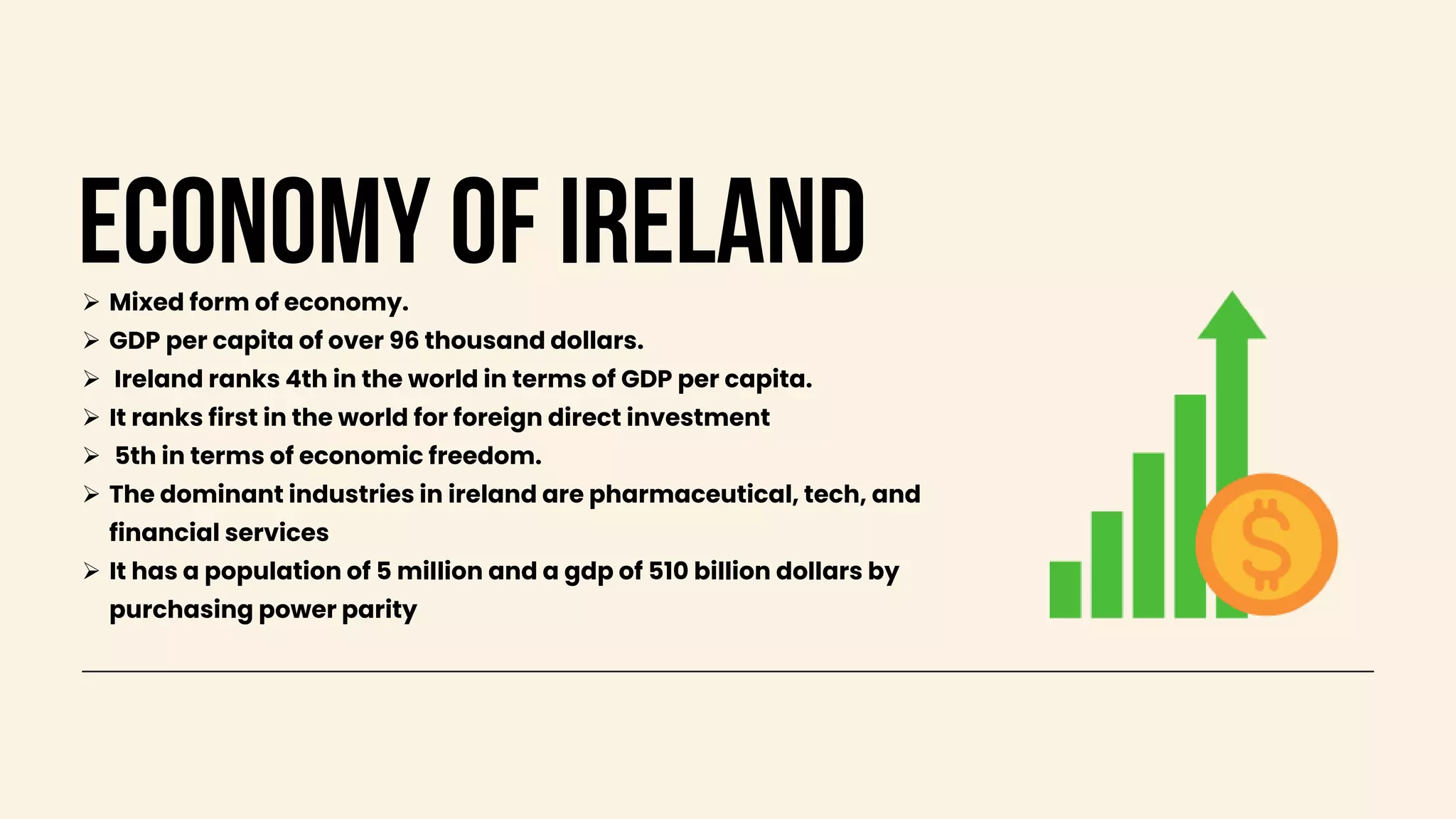 Ireland economy overview | PPTX